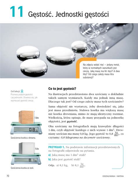 Gestosc Jednostki Gestosci Pdf