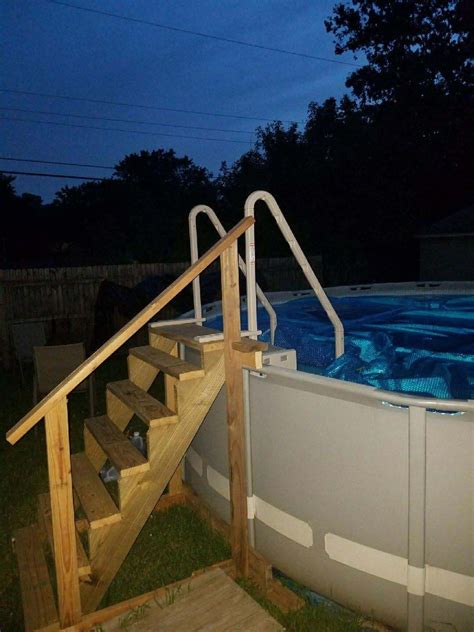 How To Open An Above Ground Pool For The First Time? | Swimming pool ladders, In ground pools ...
