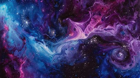 This Artwork Shows An Abstract Nebula In Space Highlighting The Cosmic Energy Of The Universe
