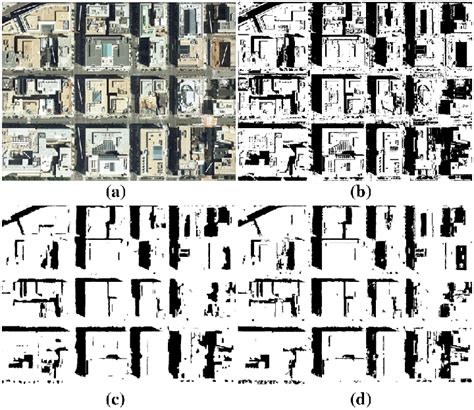 Shadow Detection Results Black Areas By The Three Methods For Test Download Scientific