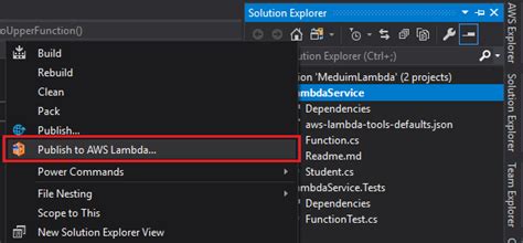 Creating Aws Lambda Service In C By Amr Swalha Advanced Software