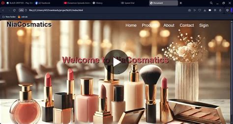 Created By First Web Site From Scratch Using Html Css Nida Parveen