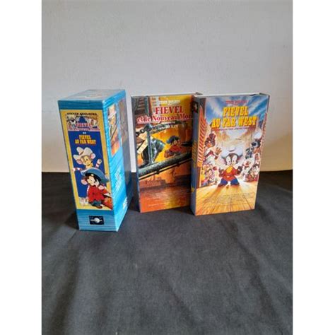 Steven Spielberg Présente Fievel De Don Bluth Coffret Vhs 2 Films