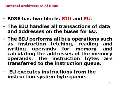 Intel 8086 Microprocessor Architecture Features Q It Is