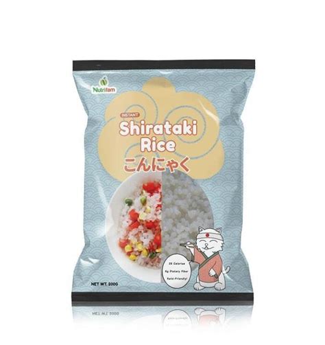 Nutrifam Instant Shirataki Rice 200g Lazada Ph