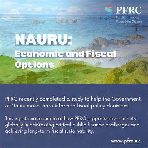 Pfrc Fiscalpolicy Nauru Publicfinance Public Finance Resource Centre Pfrc