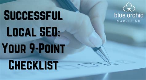 Successful Local SEO Your Point Checklist