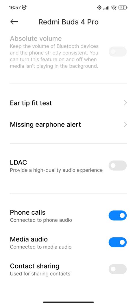 only sbc and ldac codec selection is allowed in miui 13 based on