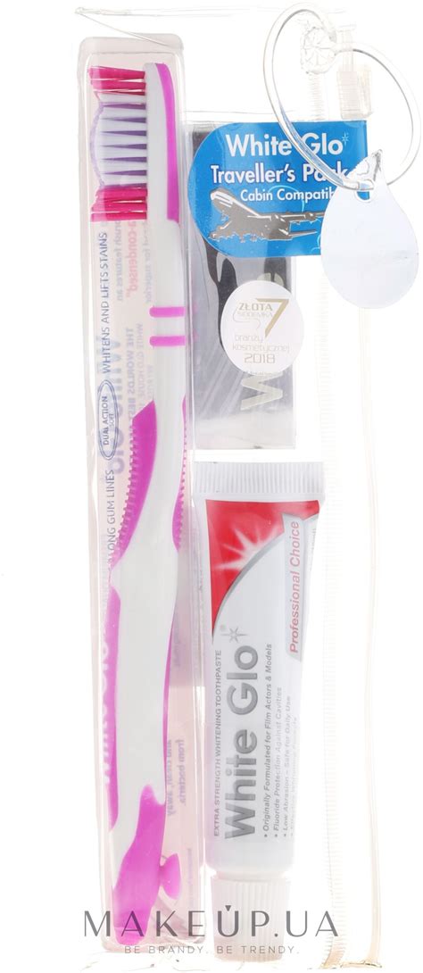 White Glo Travel Pack (t/paste/24g + t/brush/1 + t/pick/8) - Дорожный ...