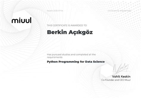 Miuul Python Programming Data Datascience Featureengineering