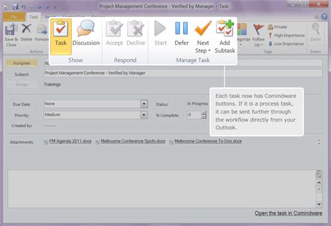 Turn Your Microsoft Outlook Into Effective Workflow System