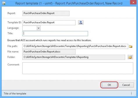 How To Use A Print Management SSRS Report As Docentric Report Docentric AX