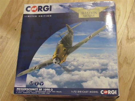 Corgi Messerschmitt Bf 109e 3 72 Die Cast Model Aviation Archive