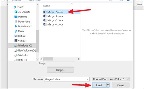 How To Combine Word Documents
