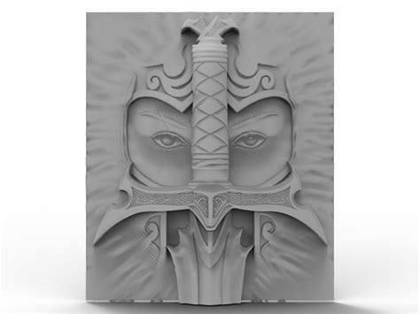 Файл 3d 3d модель Stl файл для Cnc Router Laser And 3d Printer Knight 2 🖨
