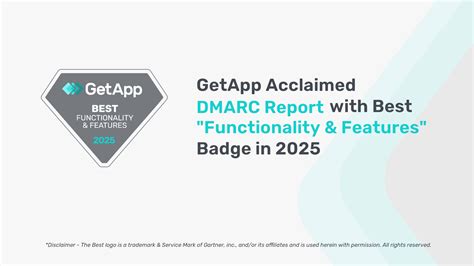Dmarc Report Recognized By Getapp Dmarc Report