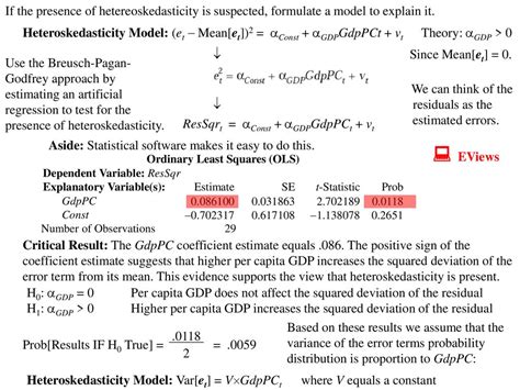 Lecture 16 Preview Heteroskedasticity Ppt Download