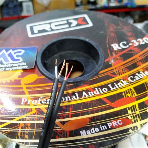 Jual Kabel Twin Rca 2 Jalur Rcx Rc 320 Shopee Indonesia