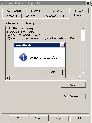 How To Connect Powerbuilder With Mysql