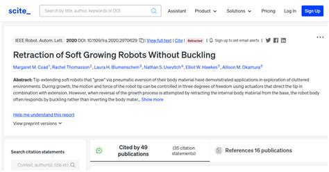retraction of soft growing robots without buckling