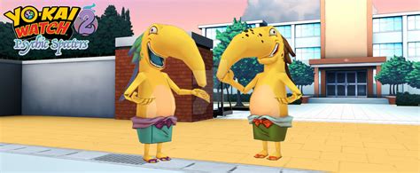 Mmd Yokai Watch Babblong And Bananose Dl By Mmd Downloadables On Deviantart