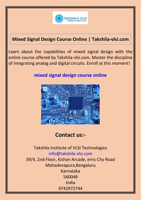 ppt mixed signal design course online takshila powerpoint