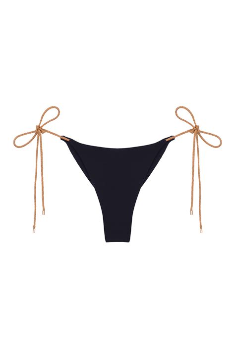 Calcinha Lacinho Cheeky Black Vix Brasil Moda Praia De Luxo Biquínis