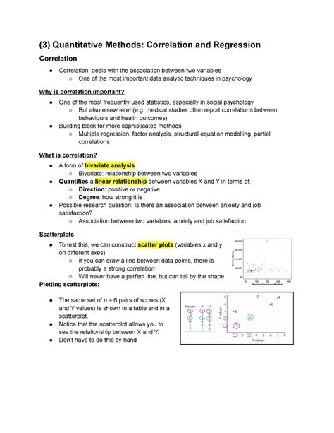 Lecture 3 3 Quantitative Methods Correlation And Regression Correlation Correlation Deals Lecture 3 3 Quantitative Methods Correlation And Regression Correlation Correlation Deals