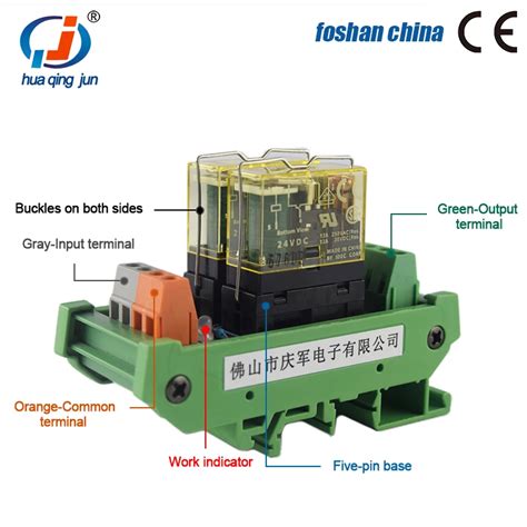 Huaqingjun Channel NO NC Relay Module V Module SPDT Hequan Relays Modules For PLC China