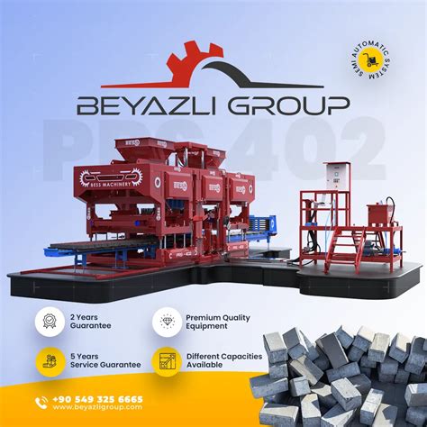 Prs402 Semi Automatic Paving Block Machine Beyazli Group