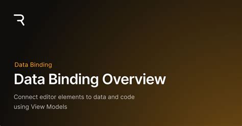 data binding overview rive