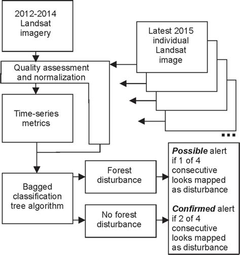 Flowchart Of Forest Disturbance Alert Method Download Scientific Diagram