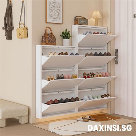 Daxinsi Shoe Cabinet Steel Shoe Cabinet Shoe Rack Small Shoe Cabinet