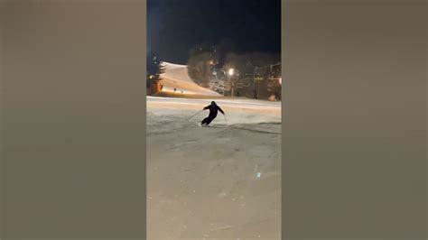 스키의 꽃야간스키 올해 마지막 야간스킹ski Skier Skiinstructor 겨울 무주리조트 스키 스키