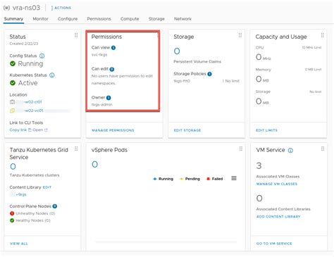 Create Vsphere Namespaces In Aria Automation With Permissions