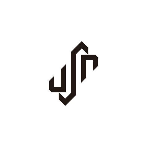 Letter Jsr Stripes Geometric Logo Vector 36684543 Vector Art At Vecteezy