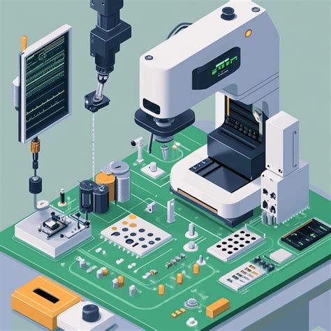 An Animated Diagram Of How A PCB Is Tested For Functionality Including