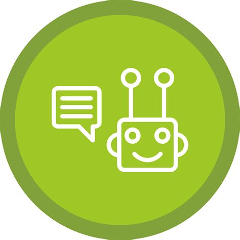 Chatbot Vector Icon Design 20184803 Vector Art At Vecteezy