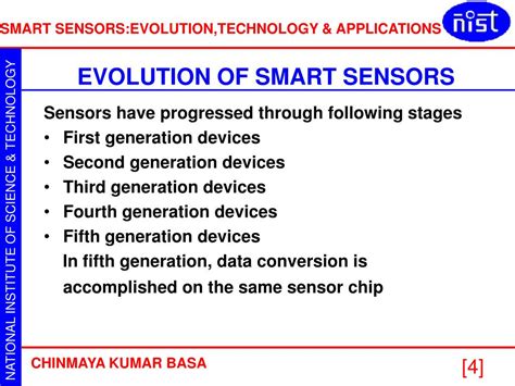 PPT SMARTSENSORS EVOLUTION TECHNOLOGY APPLICATIONS PowerPoint Presentation ID