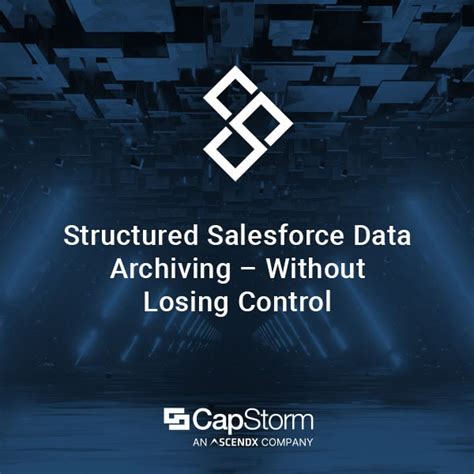 Salesforce Data Archiving Use Case Capstorm