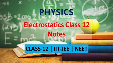 Electrostatics Electric Charges And Fields Class 12 Physics Chapter 1 Notes