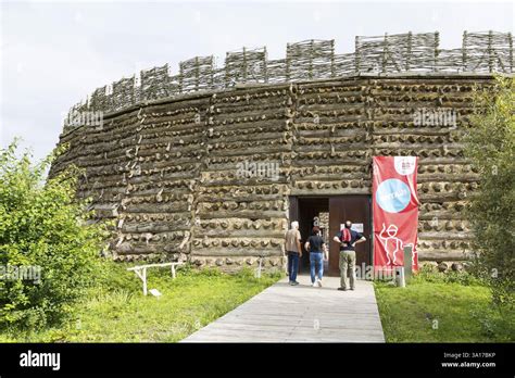Entrance To The Museum Faithful Replica Of The Slavic Castle Raddusch Vetschau In The