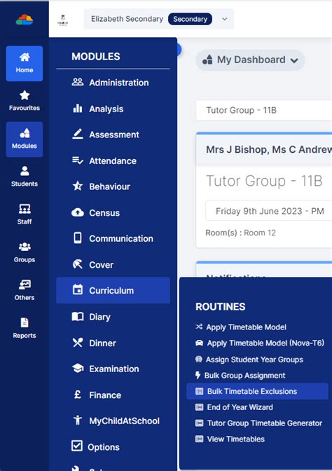 how to use bulk timetable exclusions bromcom documentation centre