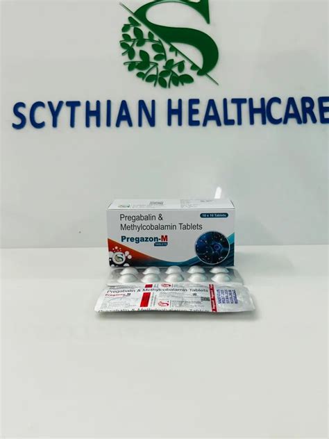Tablet Pregabalin And Methylcobalamin Pregazone M Tab At ₹ 2600 Box In