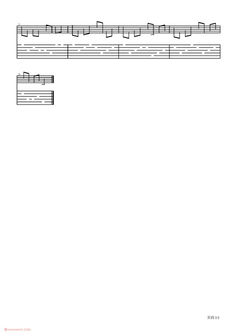 简单吉他谱 Andante 吉他学习网