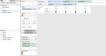 colors transfer column to row in tableau stack overflow