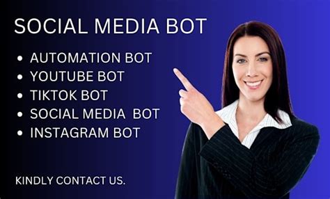 Develop Social Media Bot Instagam Bot Youtube Bot Tiktok App Bot Python Bot By Briantech123