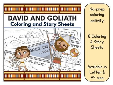 David And Goliath Printable Booklet Activity Made By Teachers