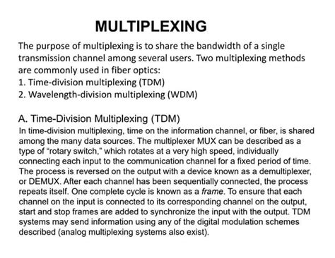 multiplexing pdf
