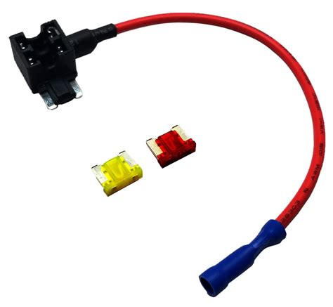 Uriveusa 12V Car Add A Circuit Fuse TAP Adapter Fuse Holder With 10A 20A Fuse Upgraded Fuses